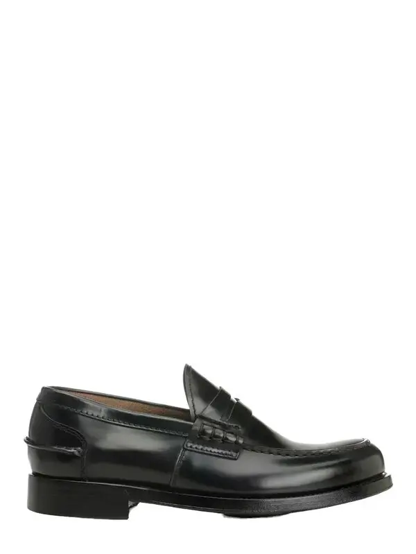 AL DUCA D’AOSTA 1902 Leather Loafers - Black