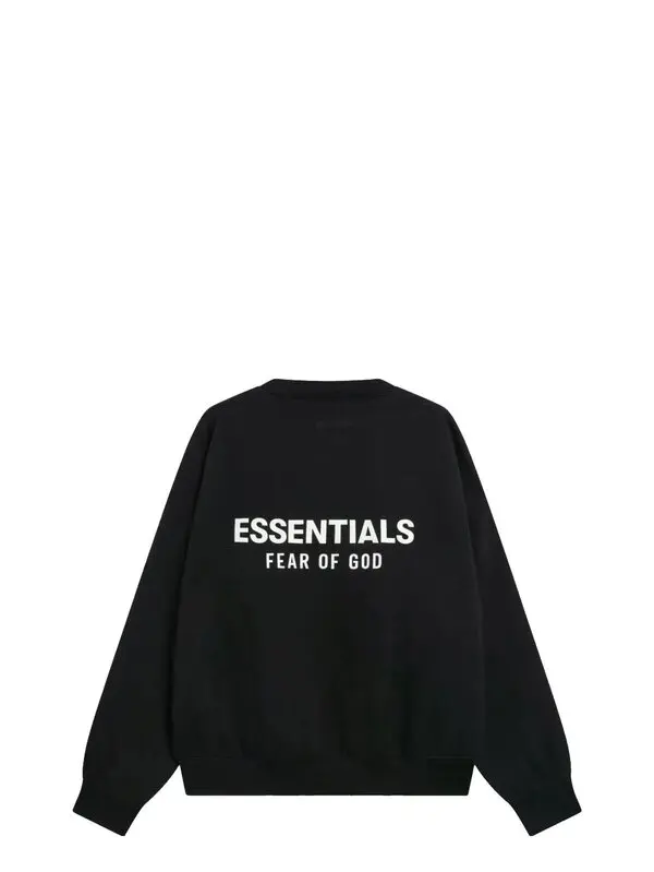Fear Of God Logo Print Sweater - Black