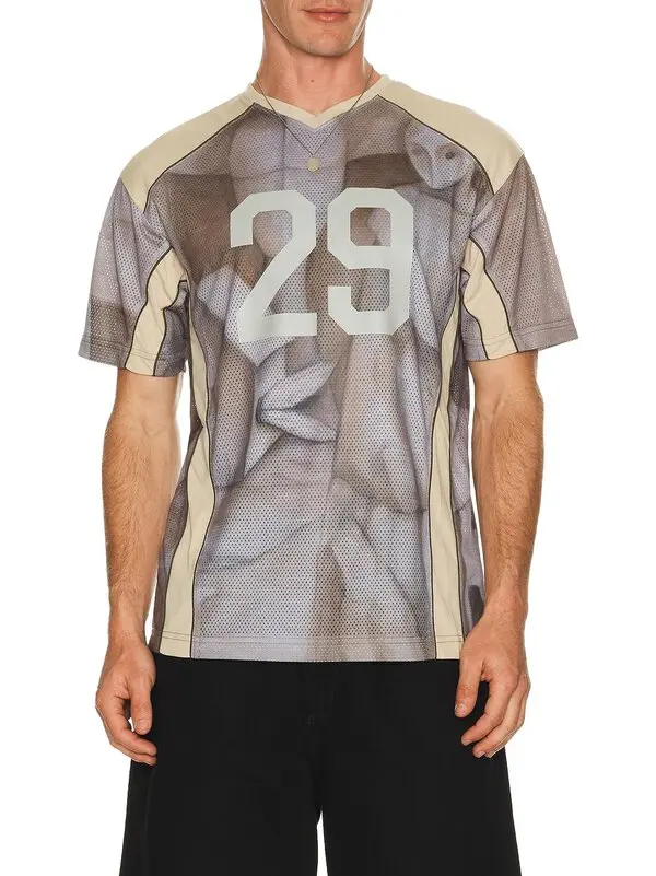 PAS UNE MARQUE Mesh Graphic T-shirt - Multi