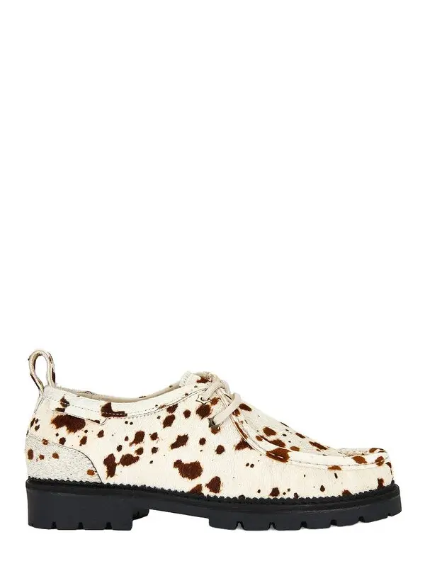 DUKE + DEXTER Moby Cow Fur Boots - Brown Cow