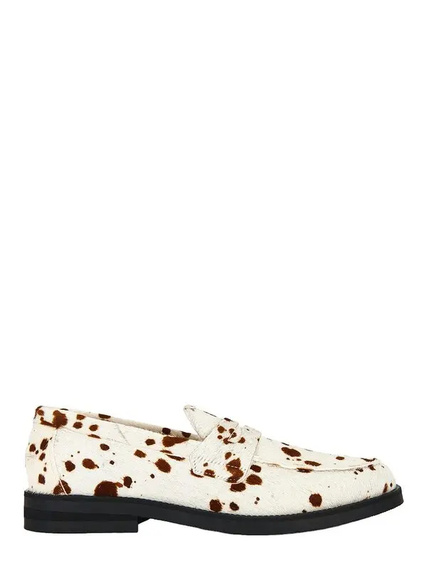 DUKE + DEXTER Wilde Pony Penny Loafer - Brown Cow
