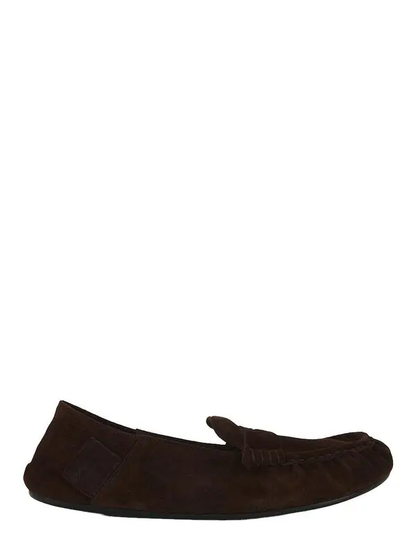 Acne Studios Bojan Folding Suede Slip-on - Brown