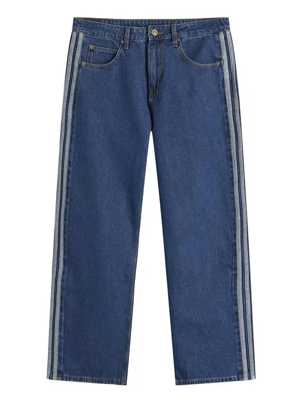 Adidas Three Stripes Denim Jeans - Medium