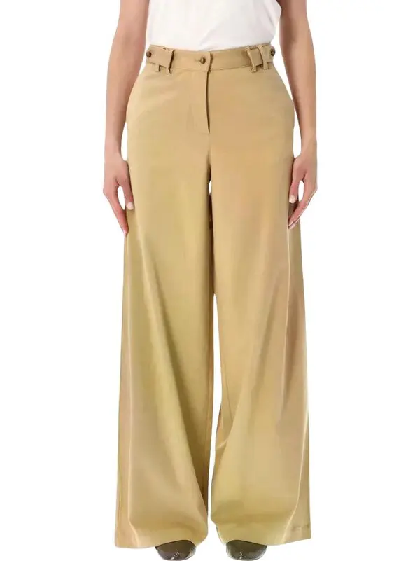 SESSUN Wesley Wide-leg Trousers - Neutrals
