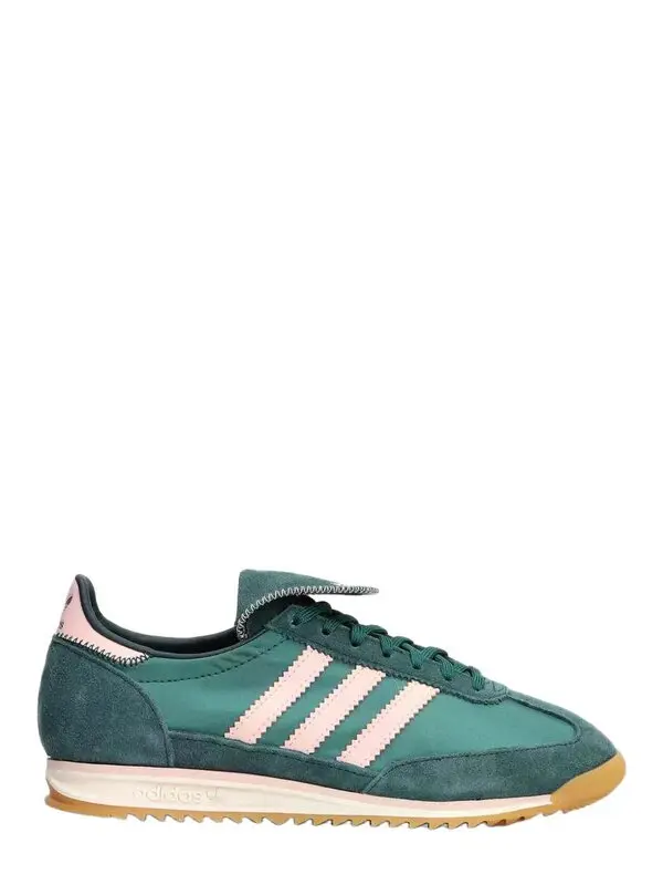 Adidas Sl 72 Suede-trim Sneakers - Green