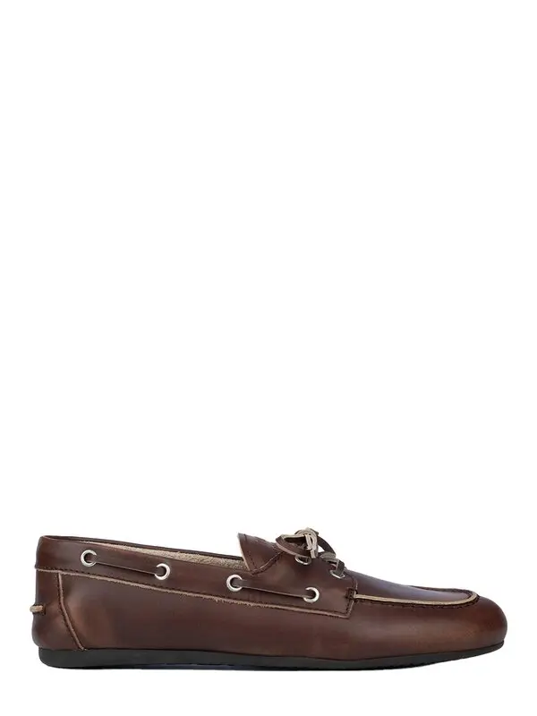 Miu Miu Leather Loafers - Multicolor