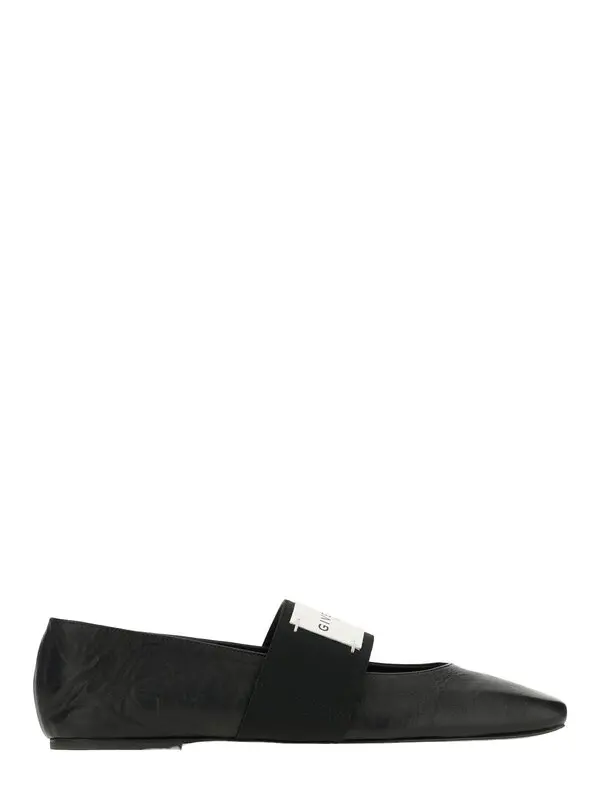 Givenchy Pointed Toe Ballet Flats With Elastic Strap - Multicolor