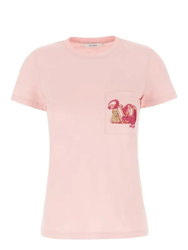 Max Mara Embroidered Pocket T-shirt - Multicolor