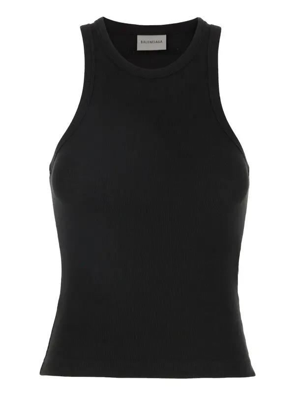 Balenciaga Ribbed Tank Top - Multicolor