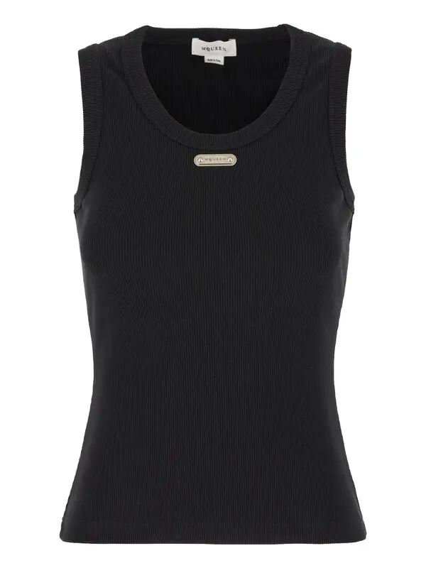 Alexander McQueen Ribbed Tank Top - Multicolor