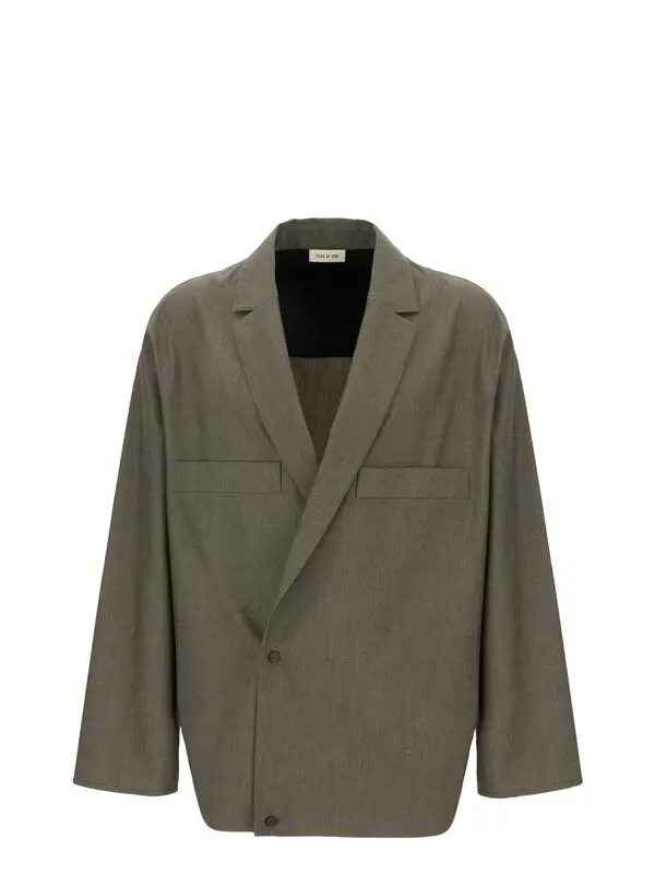 Fear Of God Textured Blazer - Multicolor