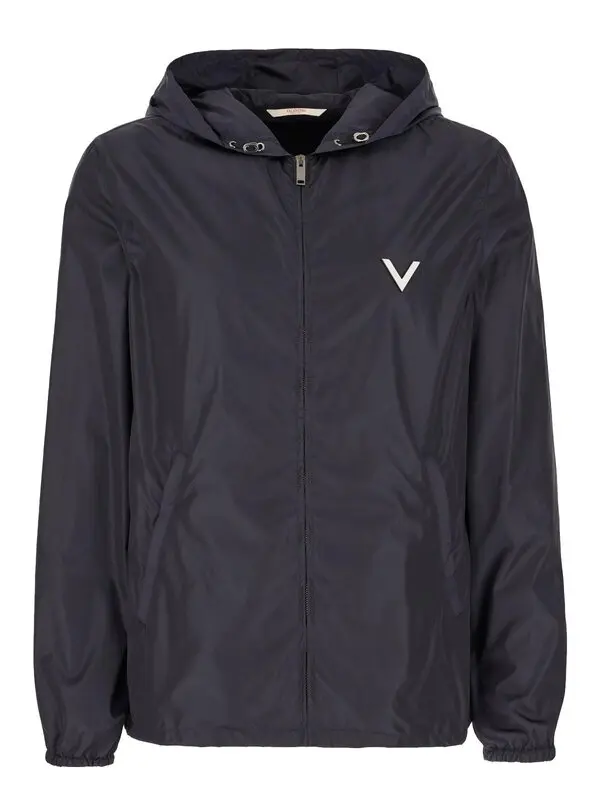 Valentino Garavani Hooded Zip-up Jacket - Multicolor