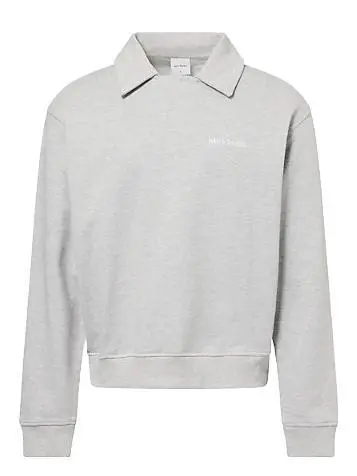 DAILY PAPER Oversized Collared Cotton-blend Jumper - Grey