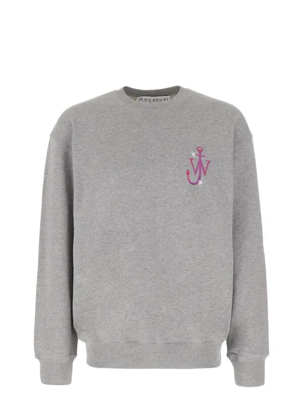 JW Anderson Crewneck Sweatshirt With Graphic Print - Multicolor