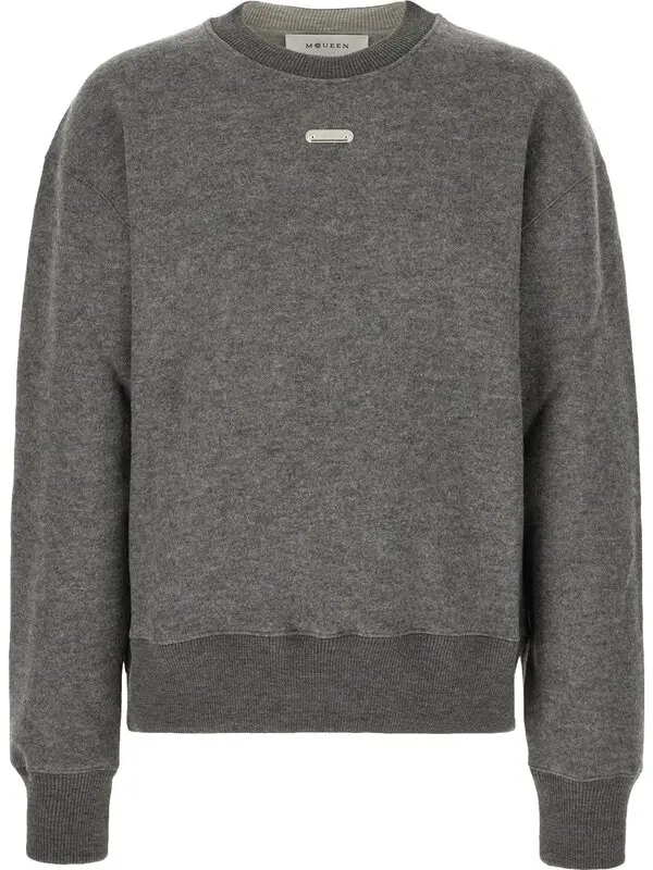 Alexander McQueen Grey Knitwear - Multicolor