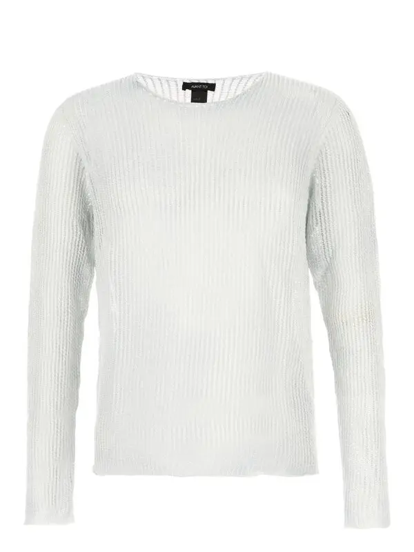 Avant Toi Long Sleeve Ribbed Knitwear - Multicolor