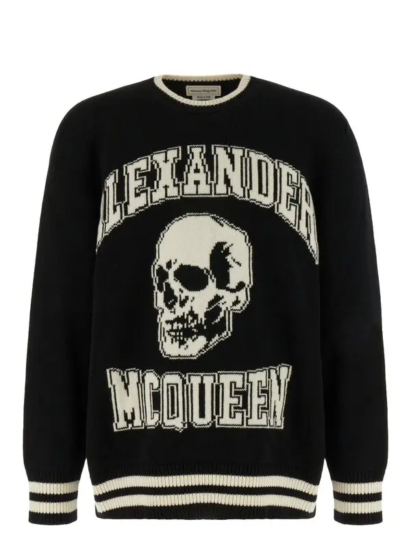 Alexander McQueen Skull Motif Knitwear - Multicolor