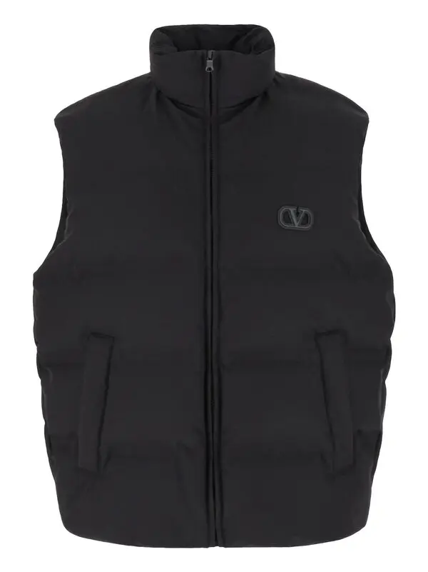 Valentino Garavani Quilted Stand Collar Vest - Multicolor