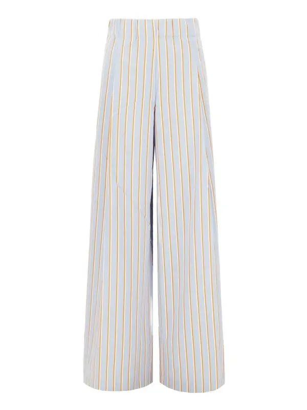 Dries Van Noten Striped Wide-leg Trousers - Multicolor