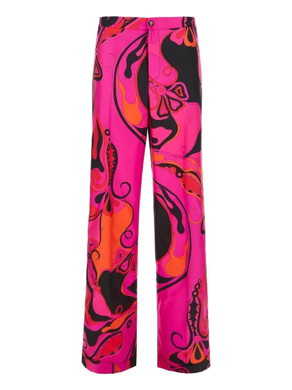 Emilio Pucci Printed Trousers - Multicolor