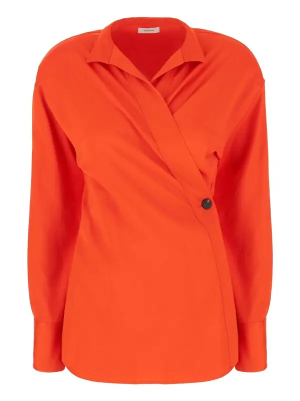 FERRAGAMO Long Sleeve Button-up Shirt - Multicolor