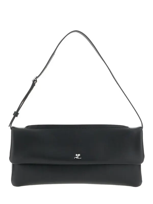 COURREGES Shoulder Bag With Logo Detail - Multicolor