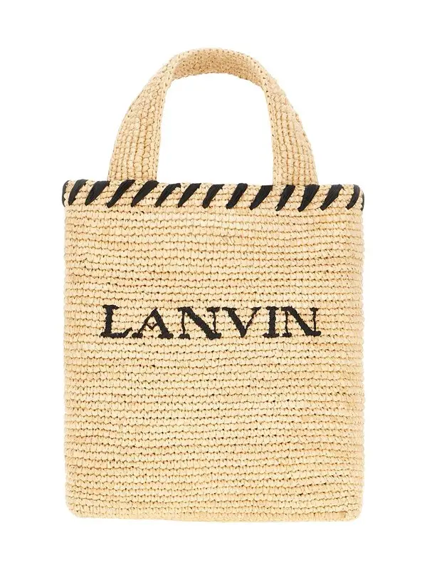 LANVIN Raffia Tote Bag - Multicolor