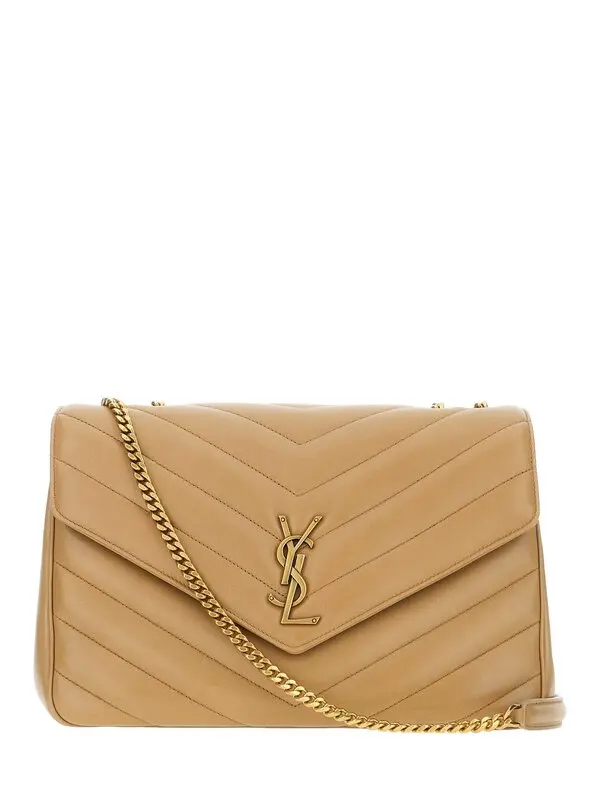 Saint Laurent Quilted Chain Shoulder Bag - Multicolor