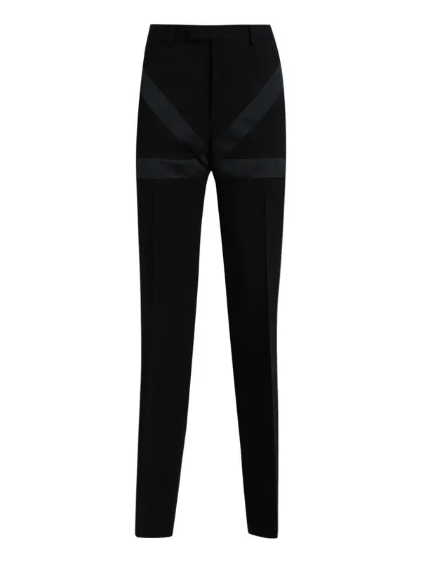 FERRAGAMO Tailored Trousers With Contrast Detailing - Multicolor