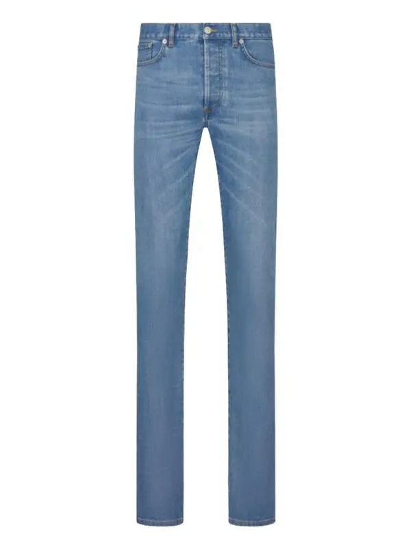 Dior Long Slim-fit Jeans - Blue