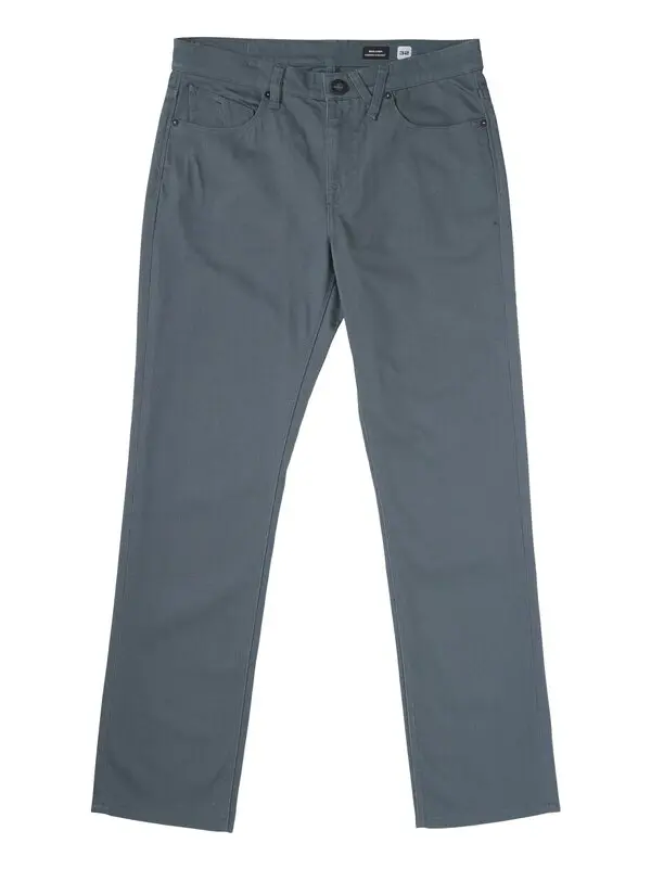 Volcom Solver 5-pocket Slub Pants - Dark Slate