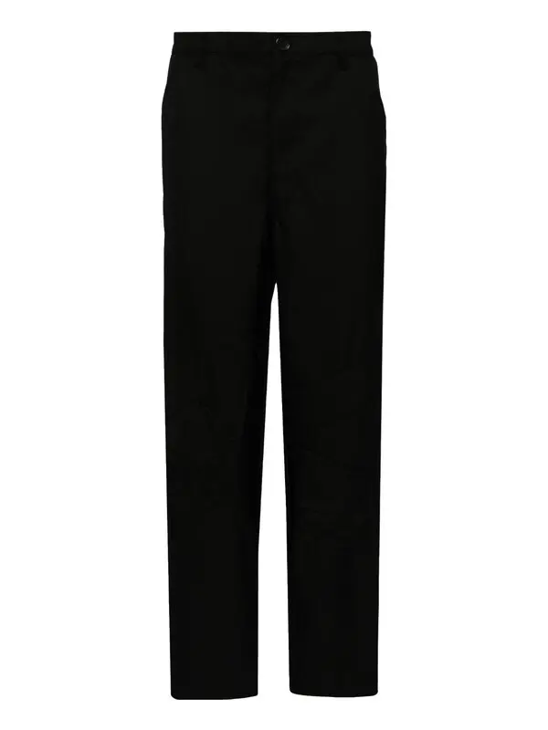 Comme Des Garçons Stitched Knee Pants - Black