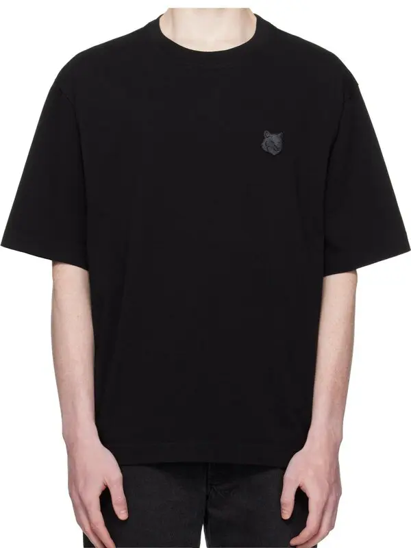 Maison Kitsuné Fox Head Oversize T-shirt - Black