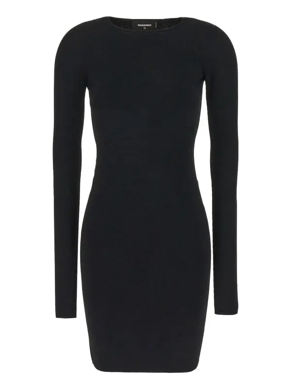 Dsquared2 Long Sleeve Dress - Multicolor
