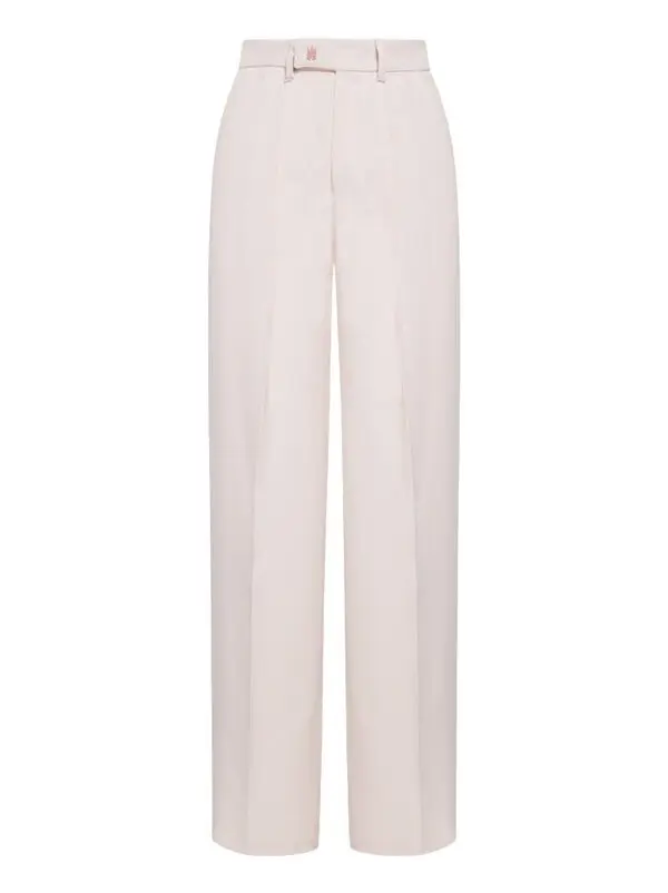 Amiri Logo Wide-leg Trousers - Pink