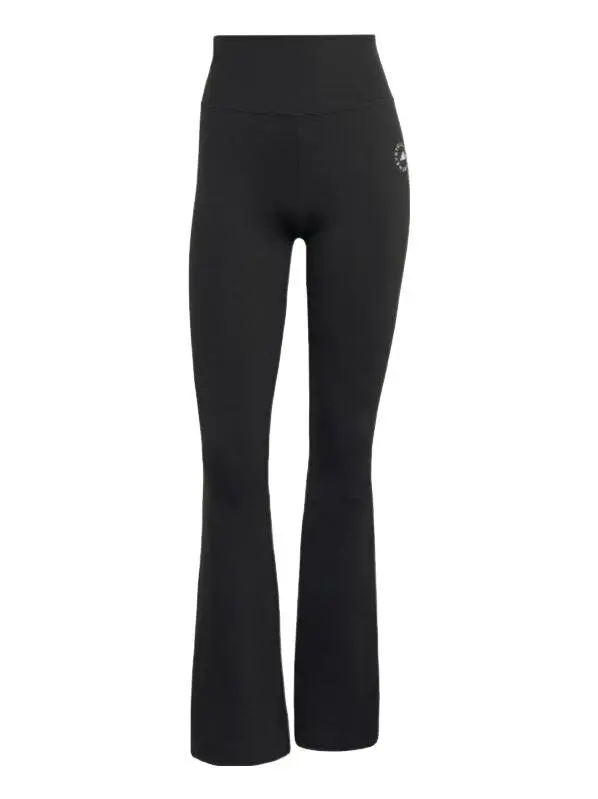 Adidas By Stella McCartney Flared Performance Trousers - Black