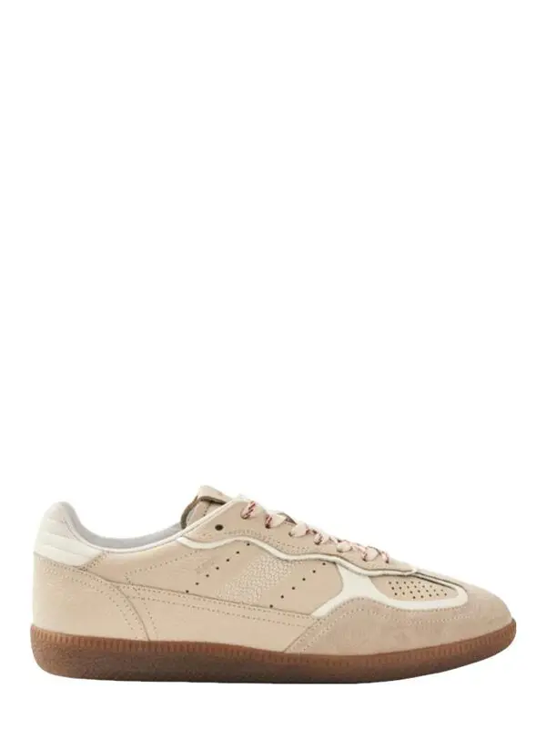 ALOHAS Tb.490 Grain Leather Lace-up Sneakers - White