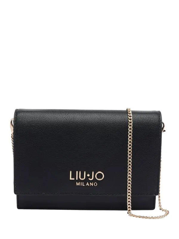 Liu Jo Logo Lettering Mini Crossbody Bag - Black
