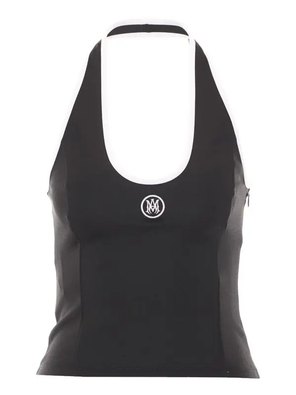 Amiri Ma Halter Top - Black
