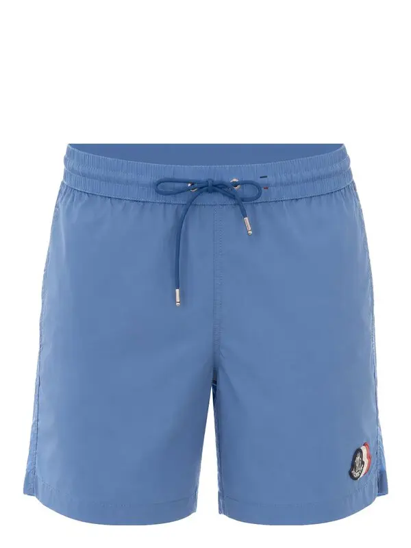 Moncler Patch Logo Swimwear - Blue