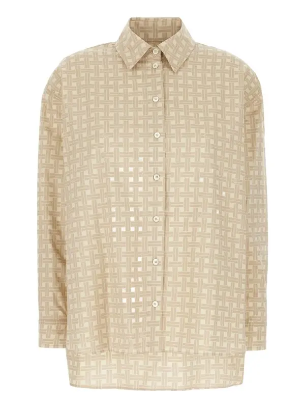 Kenzo Geometric Print Button-up Shirt - Multicolor