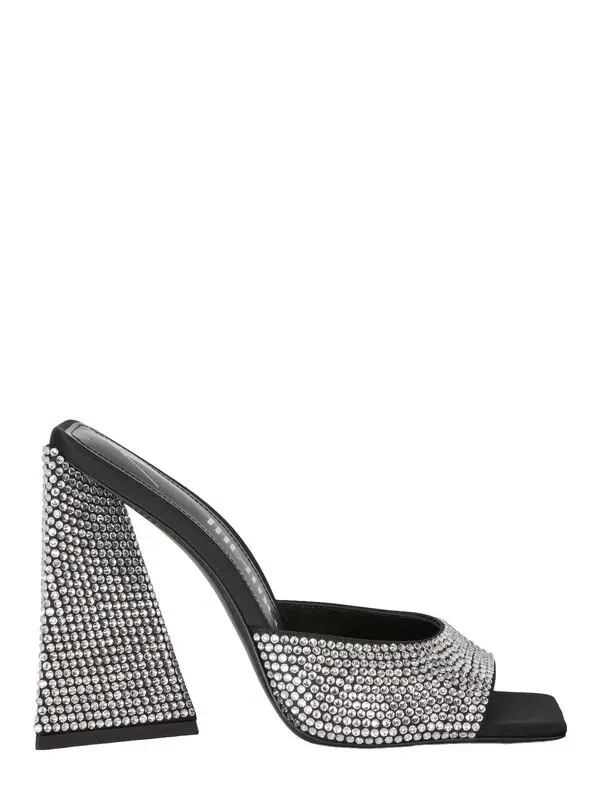 Attico Embellished Mules - Multicolor