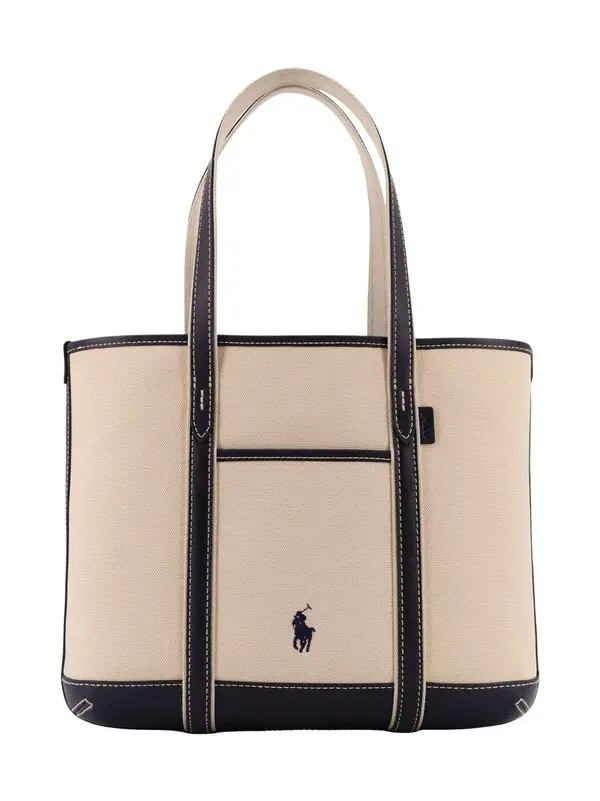 Polo Ralph Lauren Medium Shopper Tote Bag - Nude
