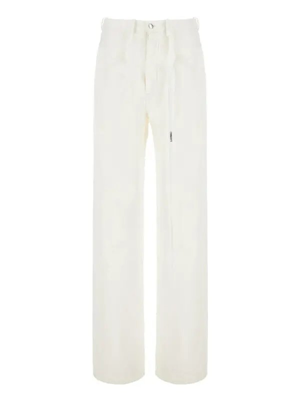 ANN DEMEULEMEESTER Straight Leg Jeans - Multicolor