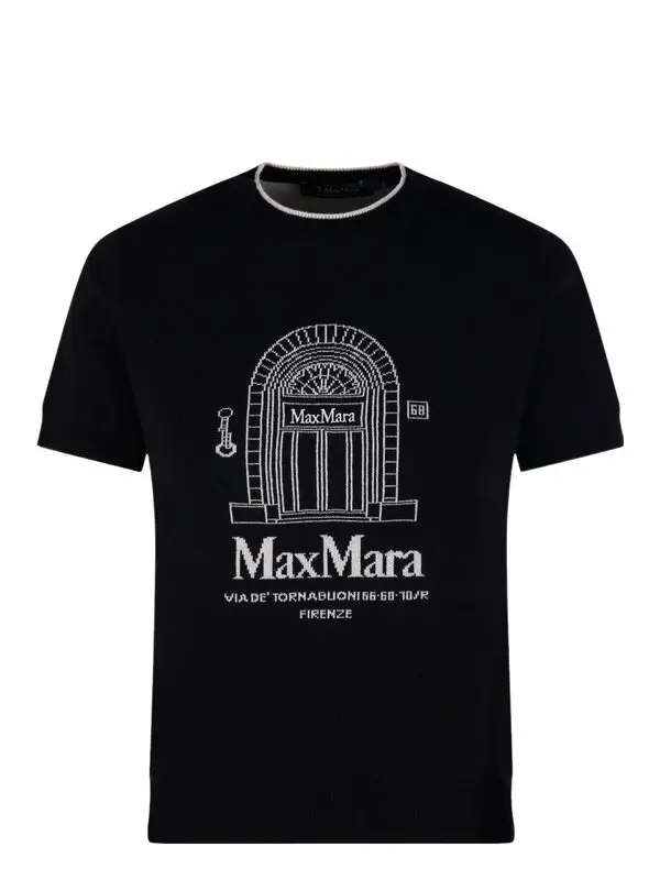 Max Mara Crewneck Sweater - Black