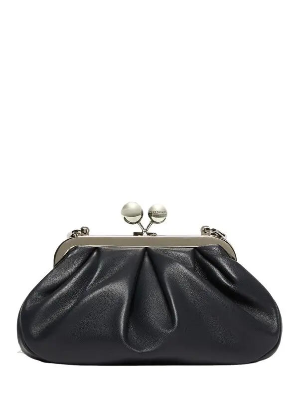 Max Mara Nappa Lambskin Chain Shoulder Bag - Ultramarine Blue