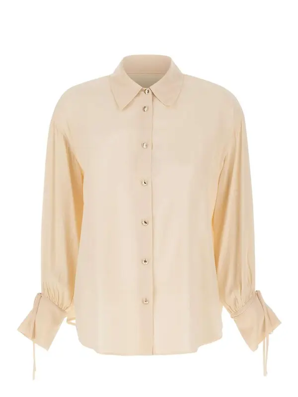 Liu Jo Tie Cuff Shirt - Nude