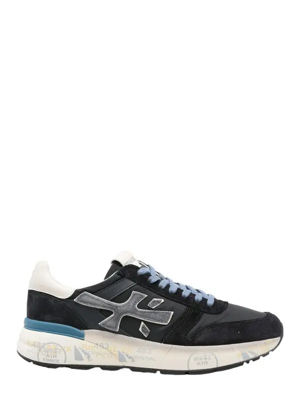 Premiata Lace-up Low-top Sneakers With Logo Detail - Multicolor