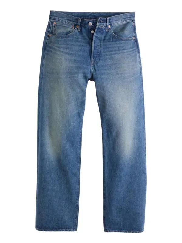 LEVI'S 501 Logo Patch Loose-fit Jeans - Blue