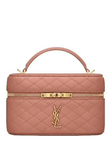Saint Laurent Gaby Vanity Bag - Brown